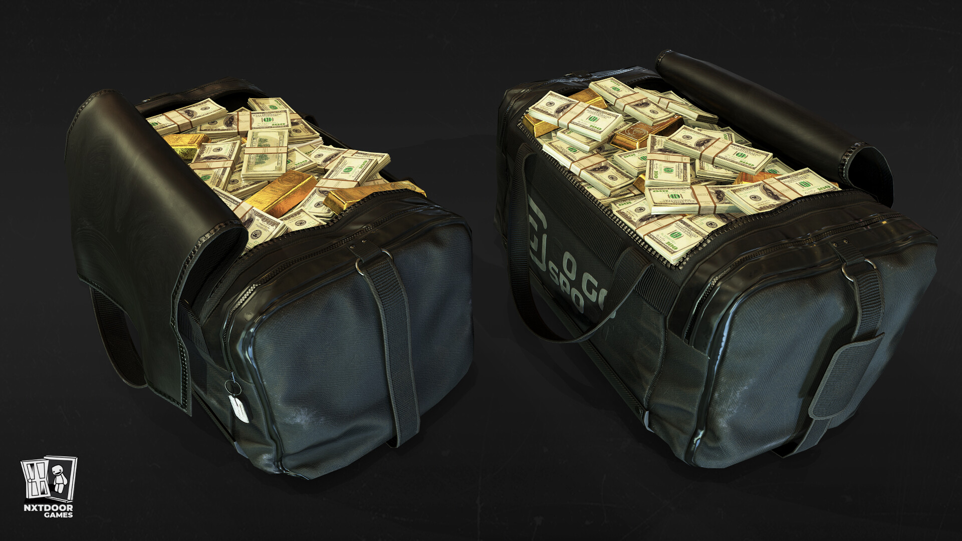 NxtDoor Games - In-game assets "Money Bag" for POLYSQUID Studio