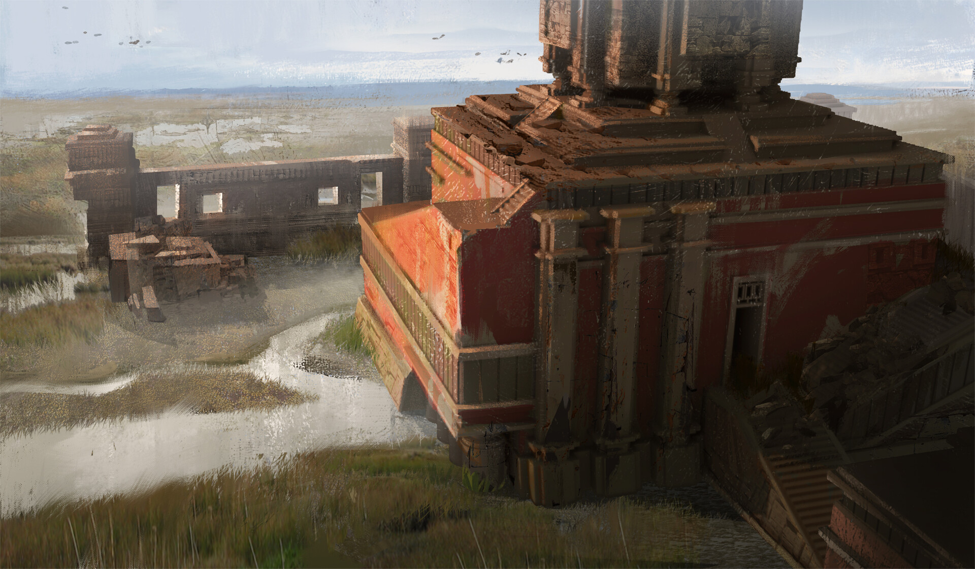 ArtStation - swamp temple