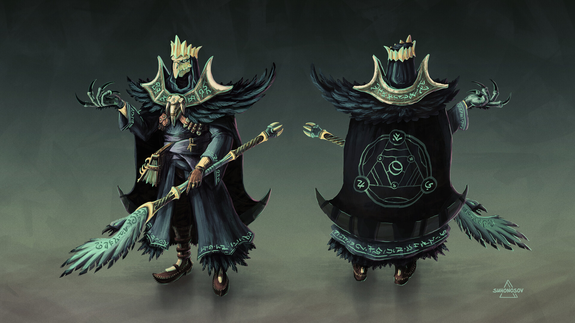 ArtStation - Raven wizard