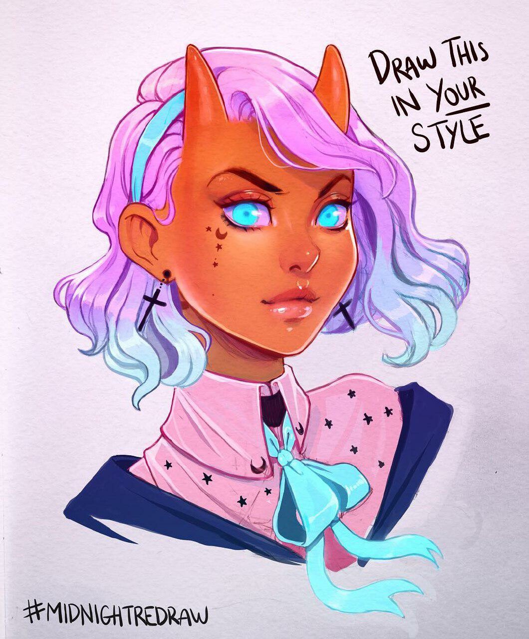 arumseed - #drawthisinyourstyle Midnight