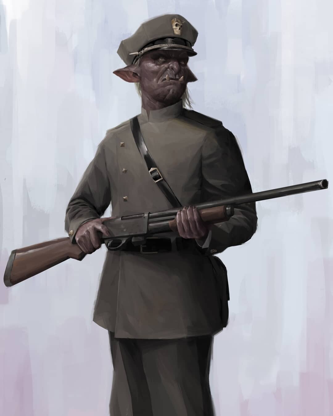 ArtStation - Orc cop
