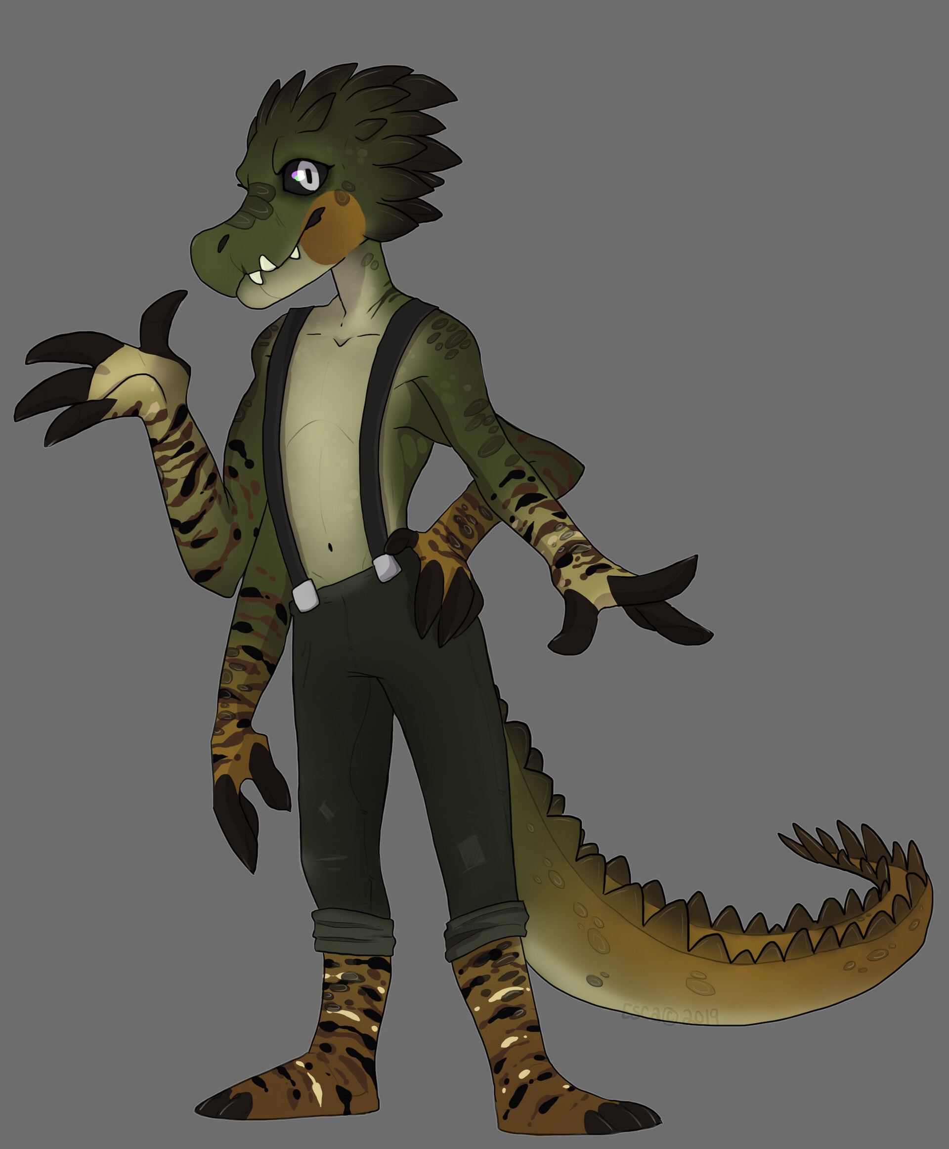 ArtStation - Amos| Orinoco Crocodile