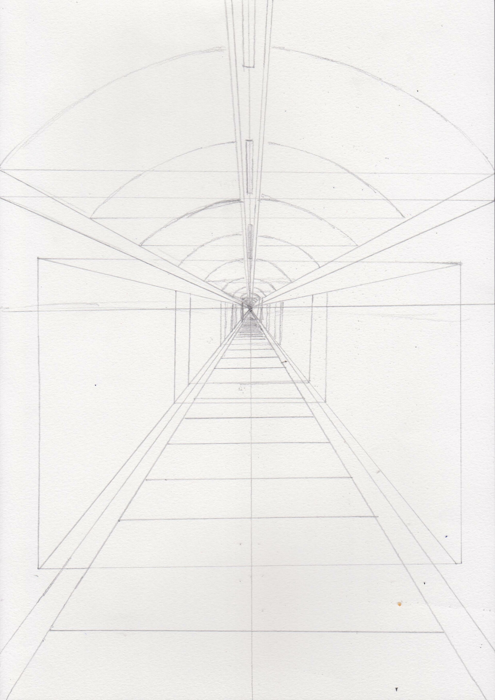 ArtStation - One Point Perspective Visualisation