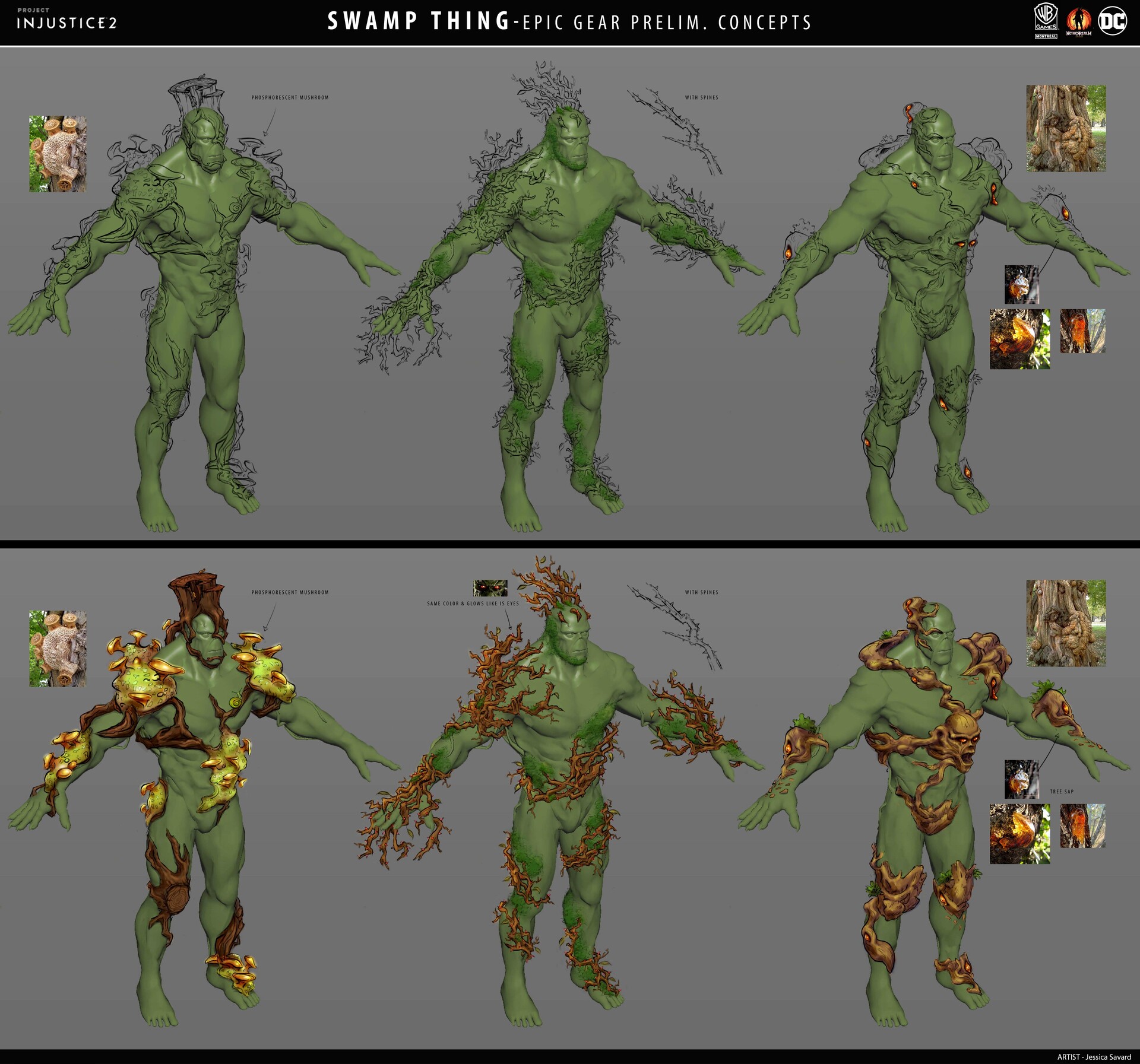 ArtStation - Swamp Thing Legendary Edition gear