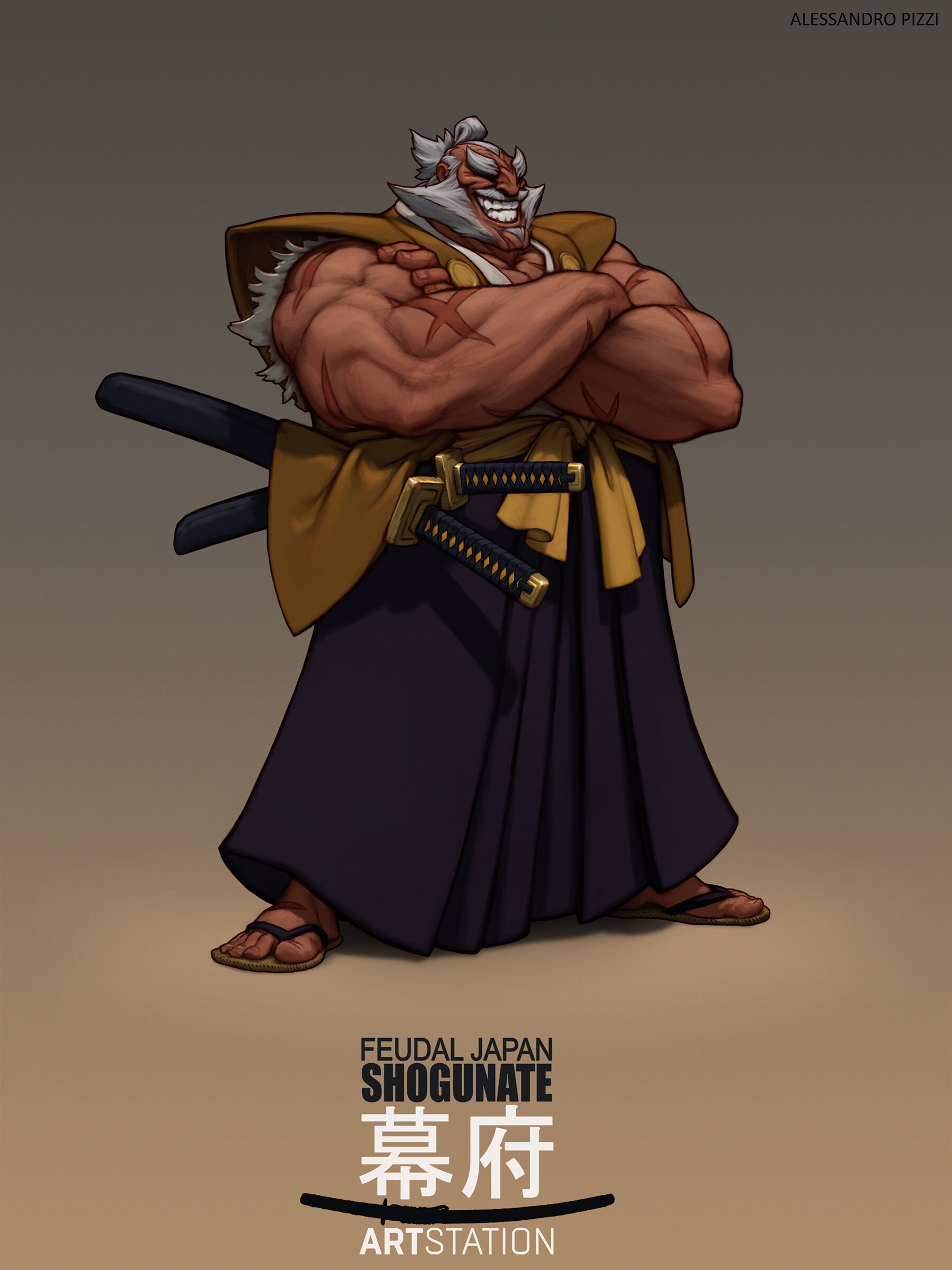 Alessandro Pizzi - Feudal Japan Character Design