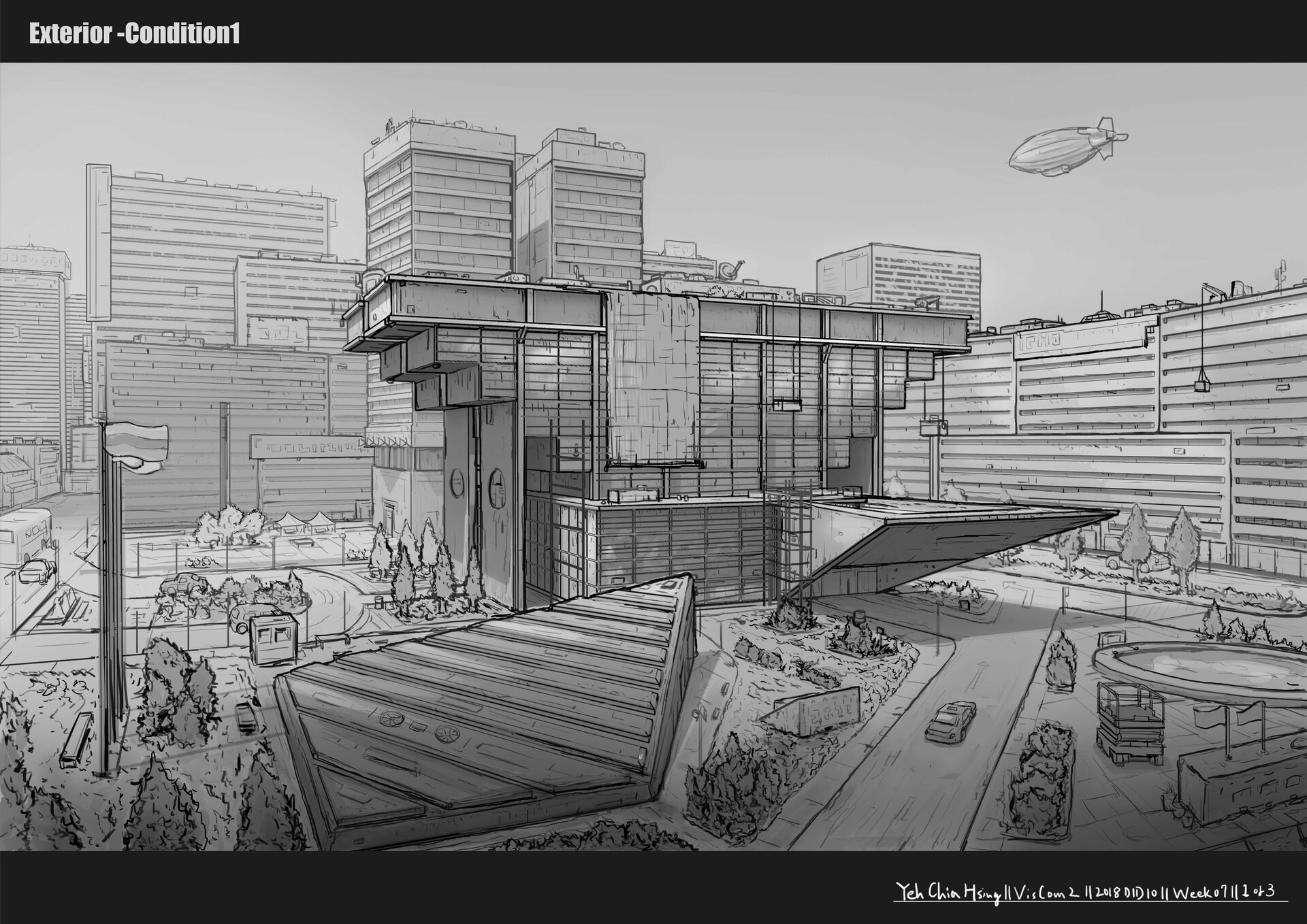 ArtStation - Modern City Environment Design