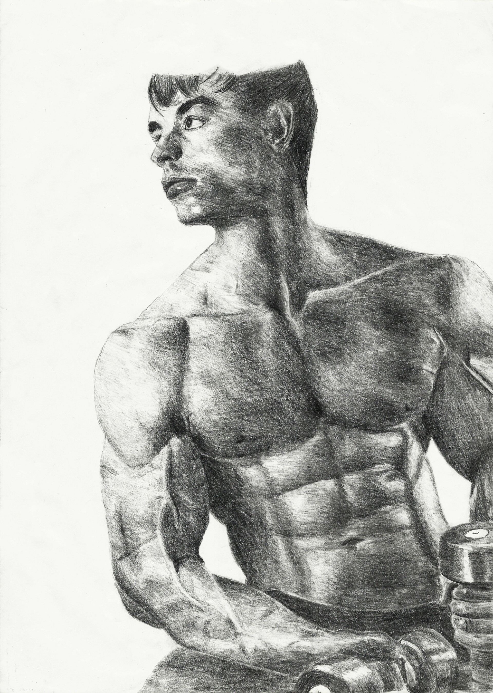 ArtStation - Gym Workout Portrait