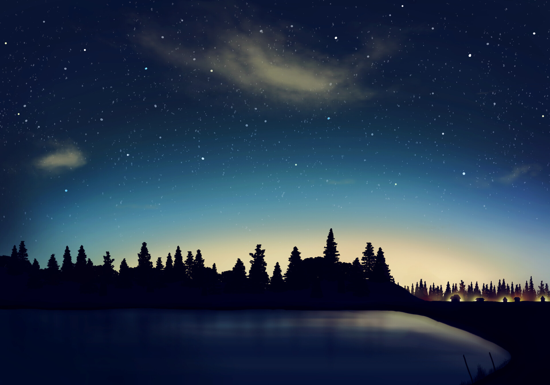 ArtStation - Night Sky