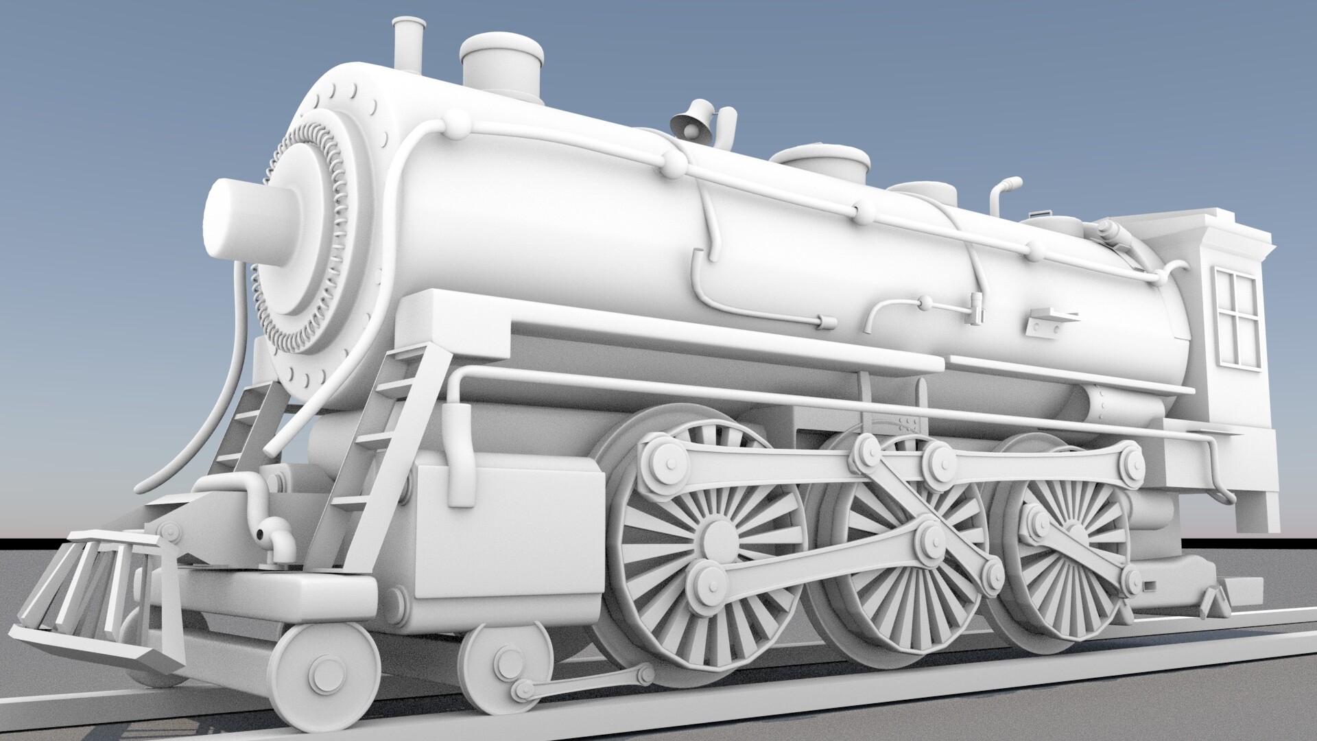 ArtStation - Train engine