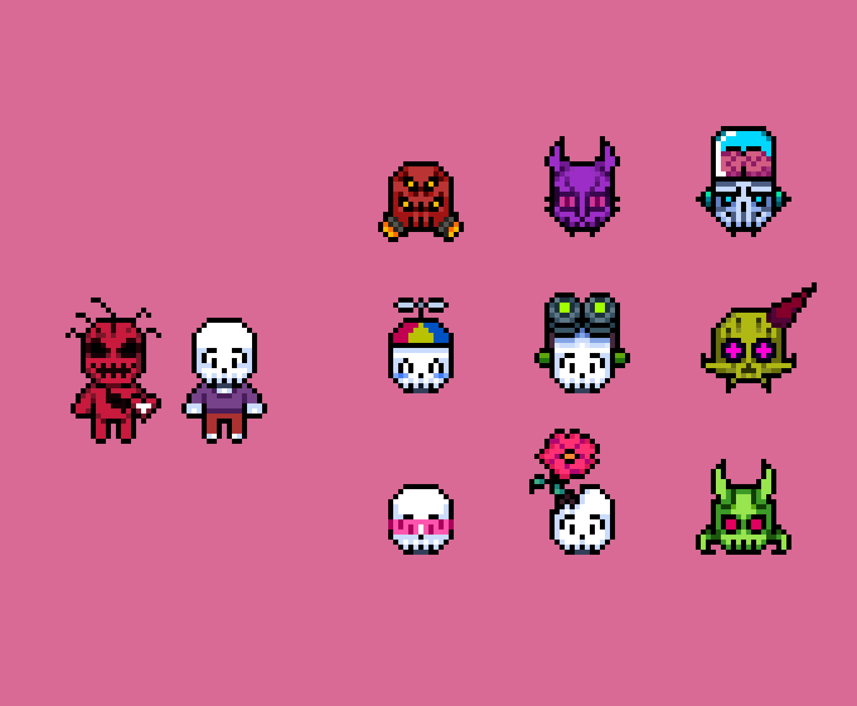 ArtStation - skull character