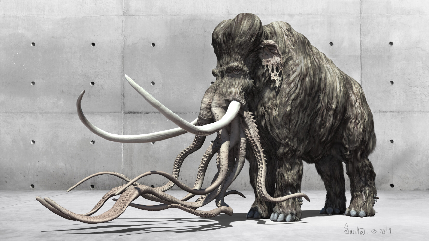 ArtStation - Cthulhu Mammoth