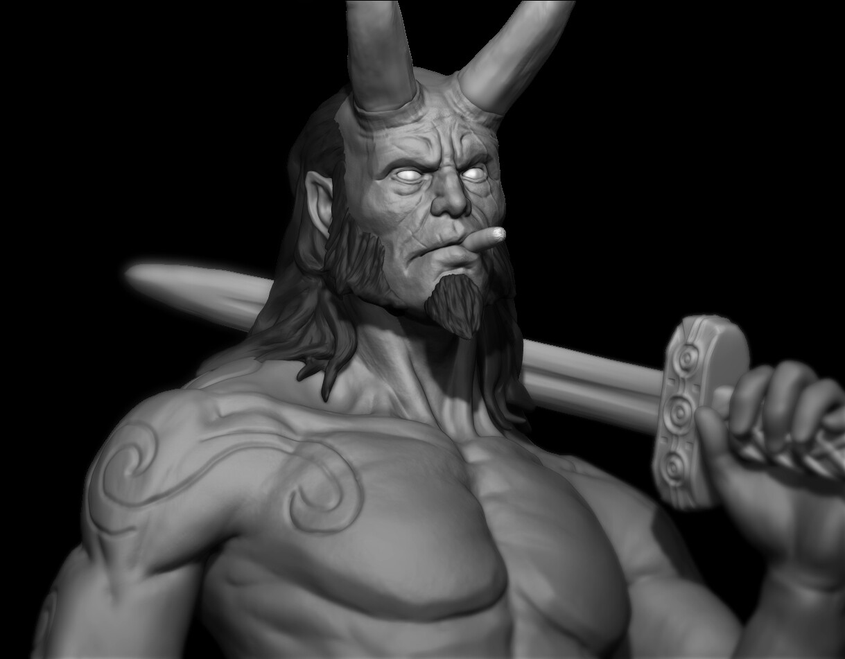 ArtStation - Hellboy - FANS ART Study