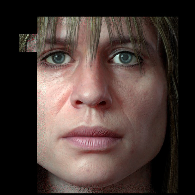 Stephan Plotnicov - 3d model Sarah Connor Linda Hamilton