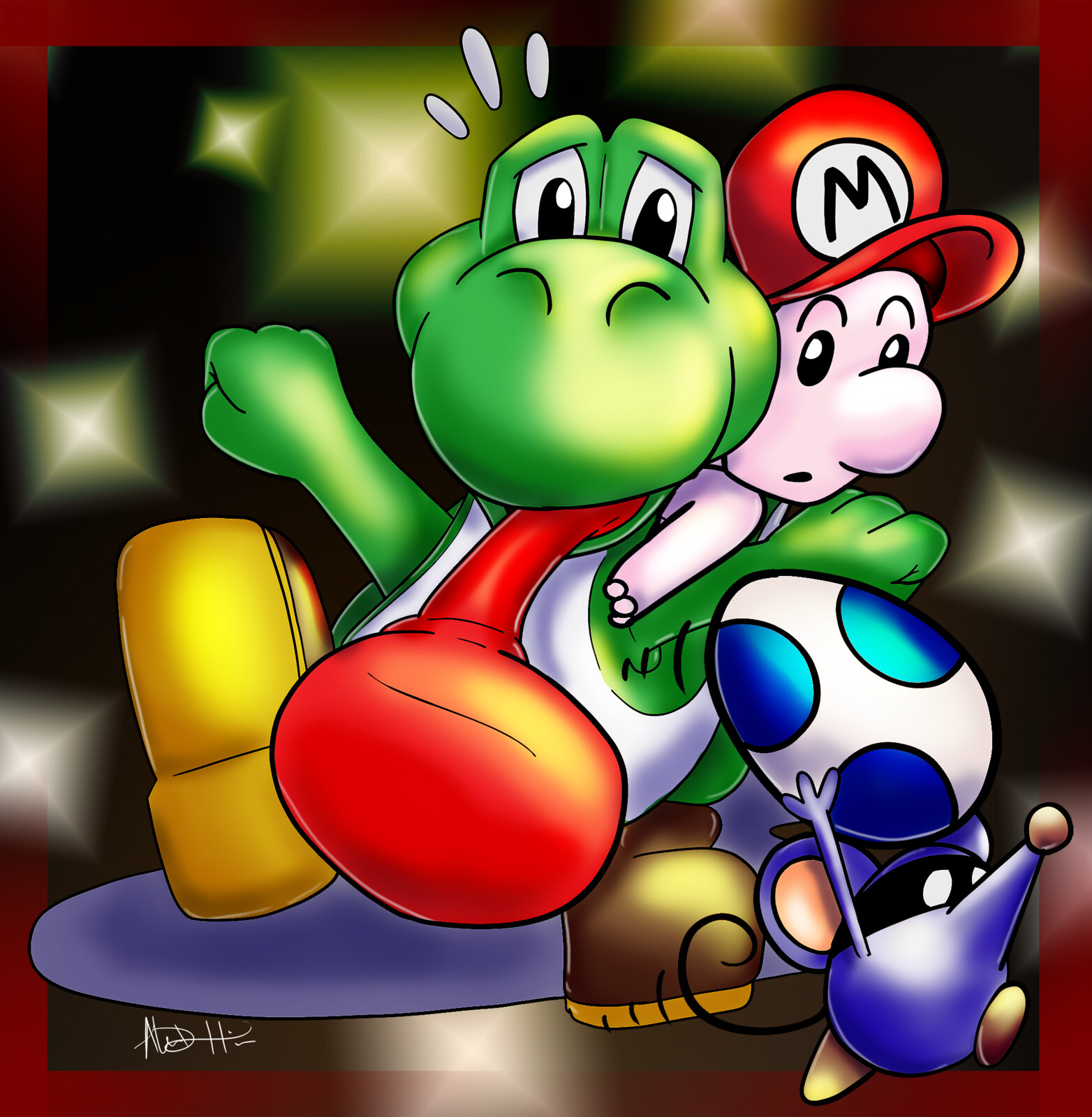 Arcee The Vixen - Yoshi's Island Fanart