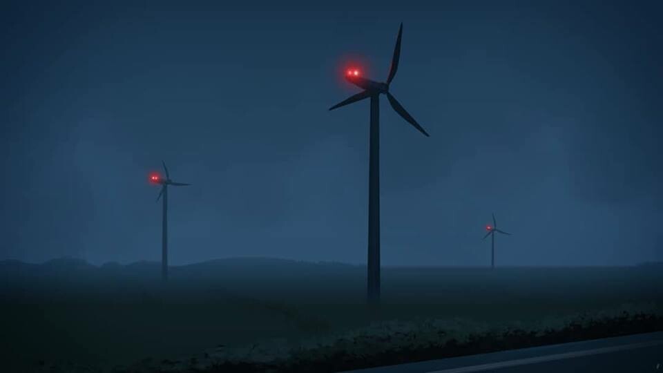 ArtStation - Irish Wind Farm