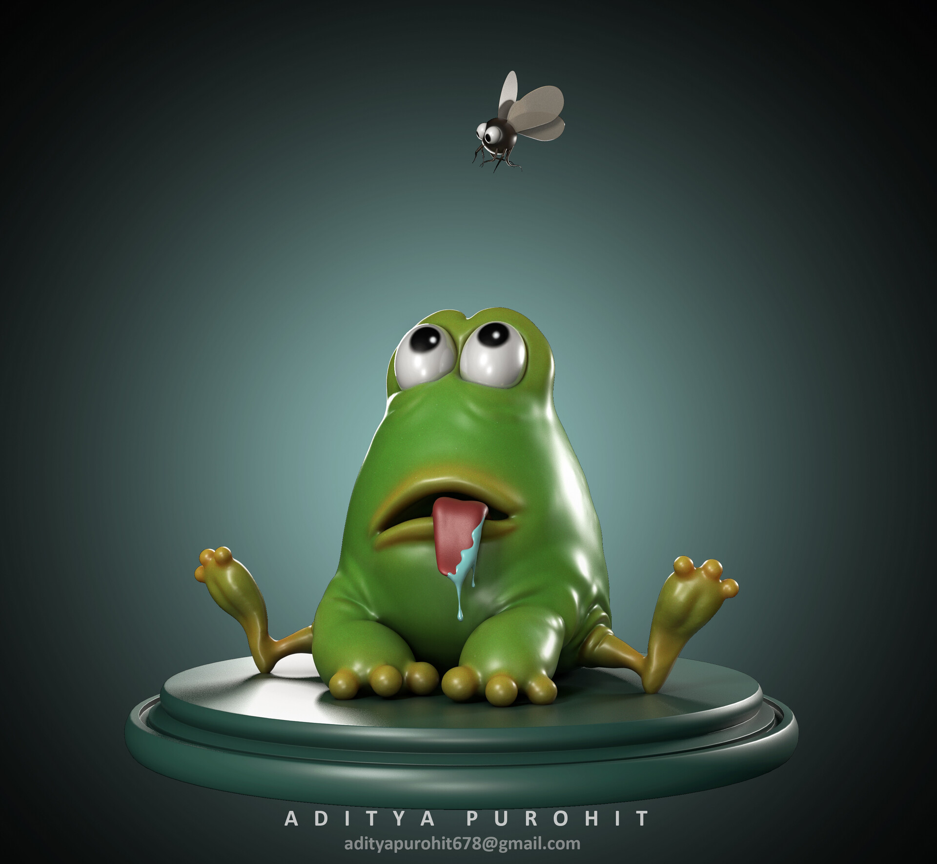 ArtStation - Hungry Frog
