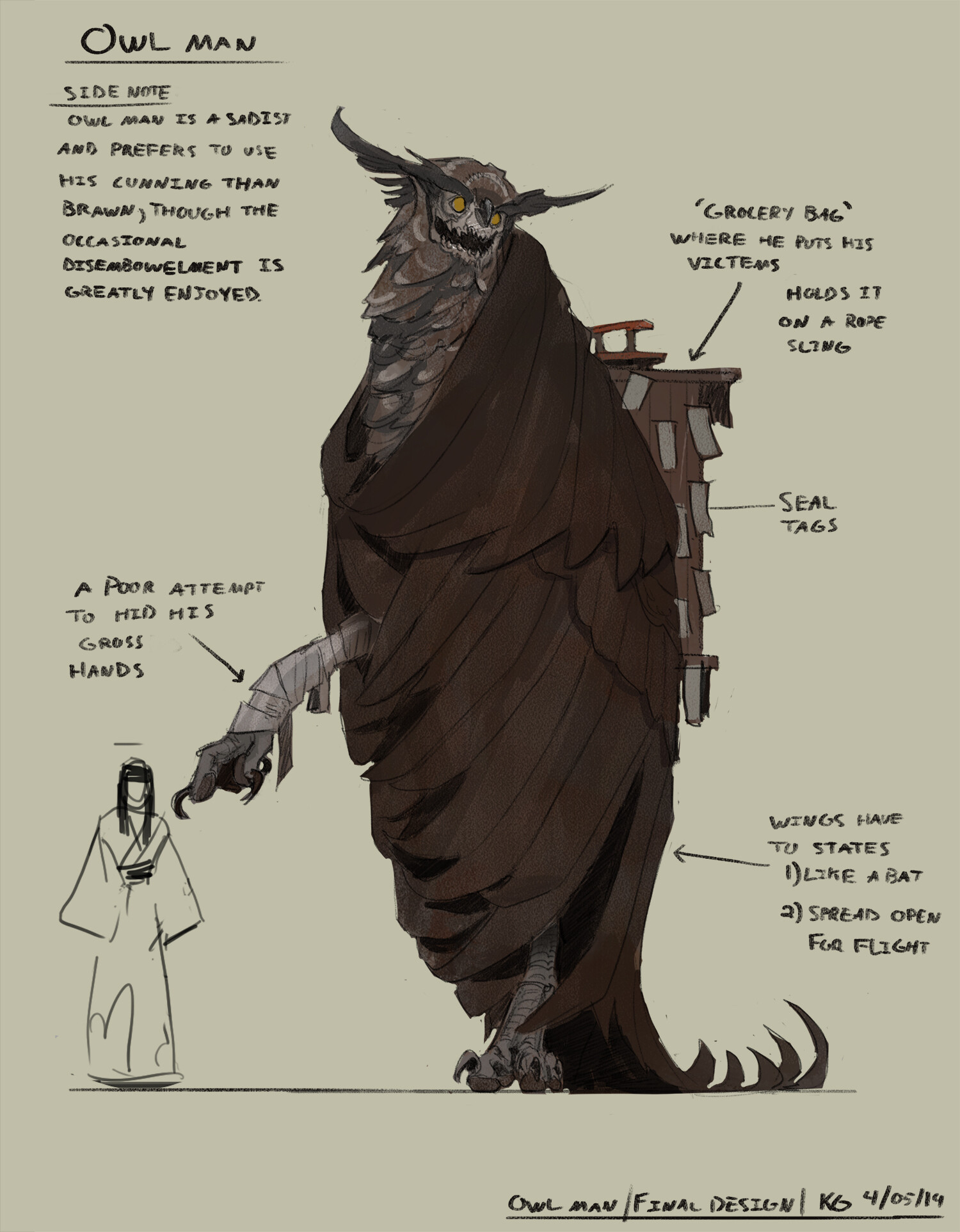 ArtStation - Owl Man