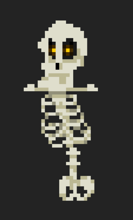 ArtStation - Pixel Art- Skeleton