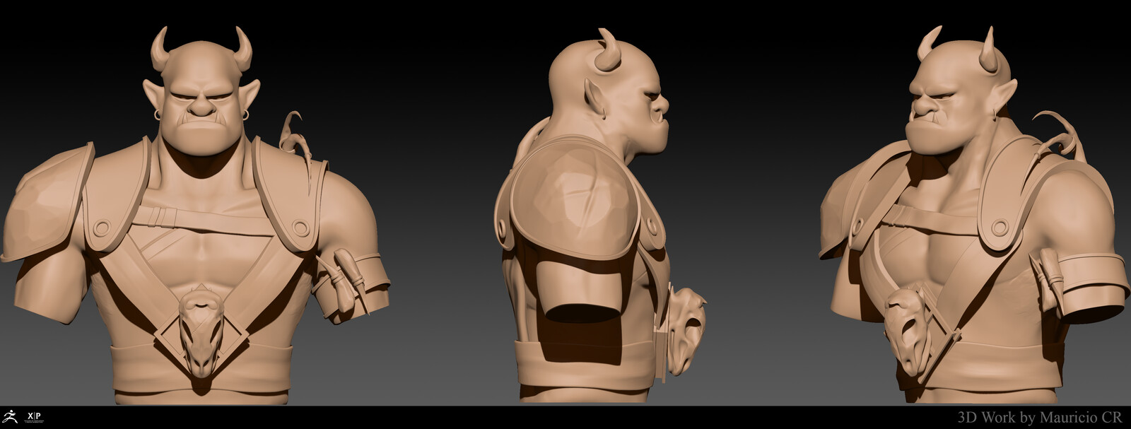 Mauricio CR - Varguk, The Mighty - 3D Character Model