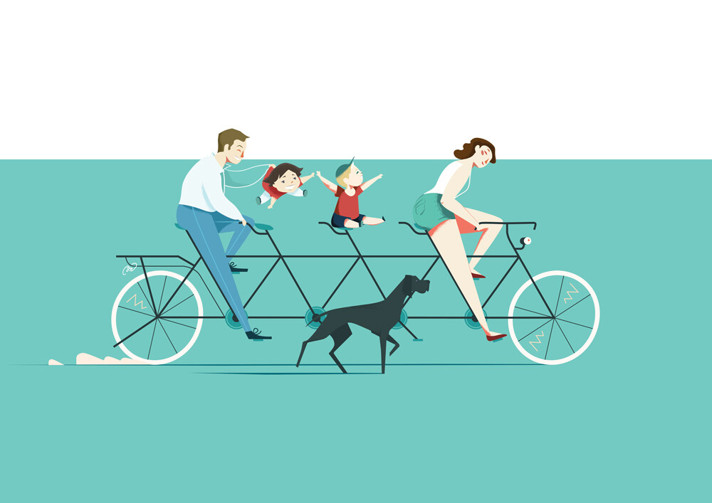 ArtStation - Family Vector Art