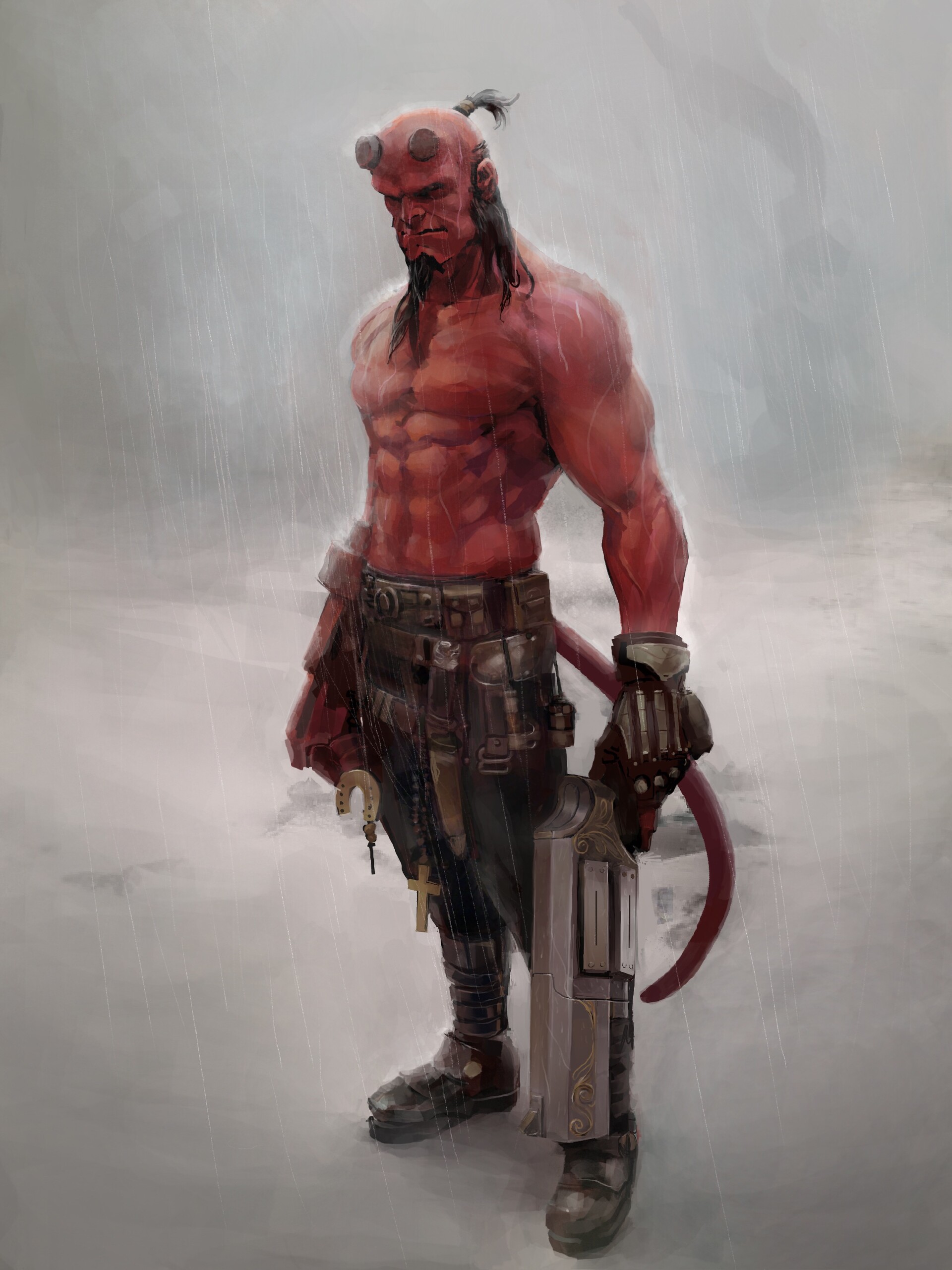 ArtStation - Hellboy Study