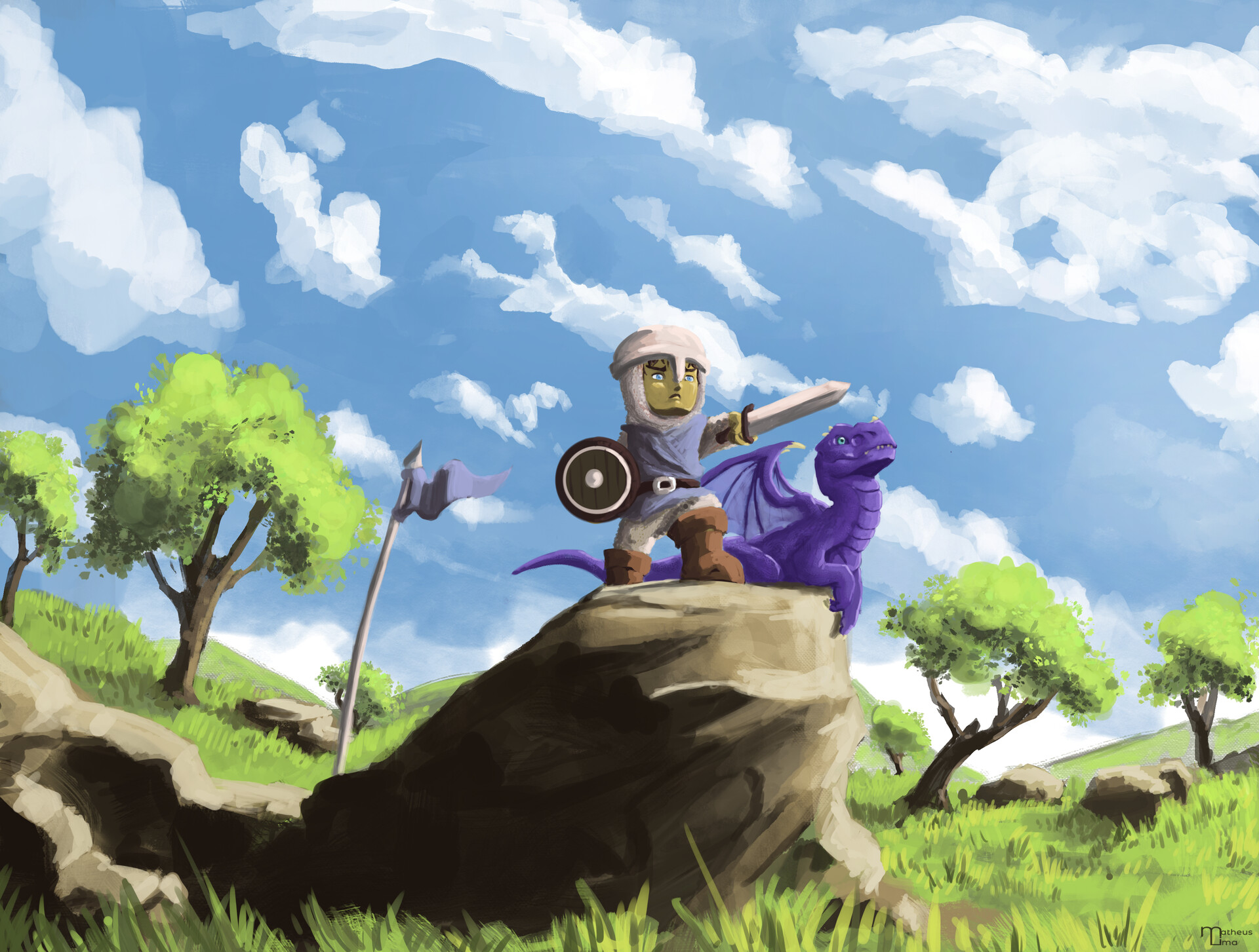 ArtStation - Little Knight