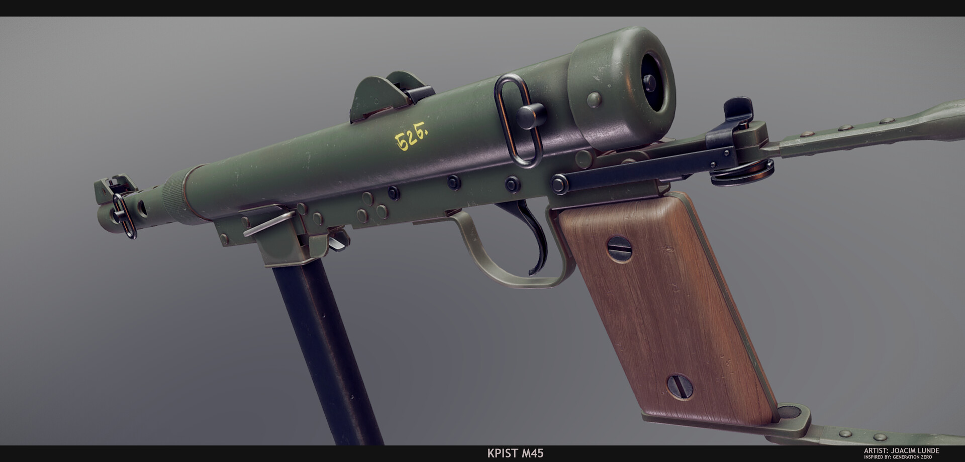 Joacim Lunde - Kpist M45 (Carl Gustav M45 / Swedish K)