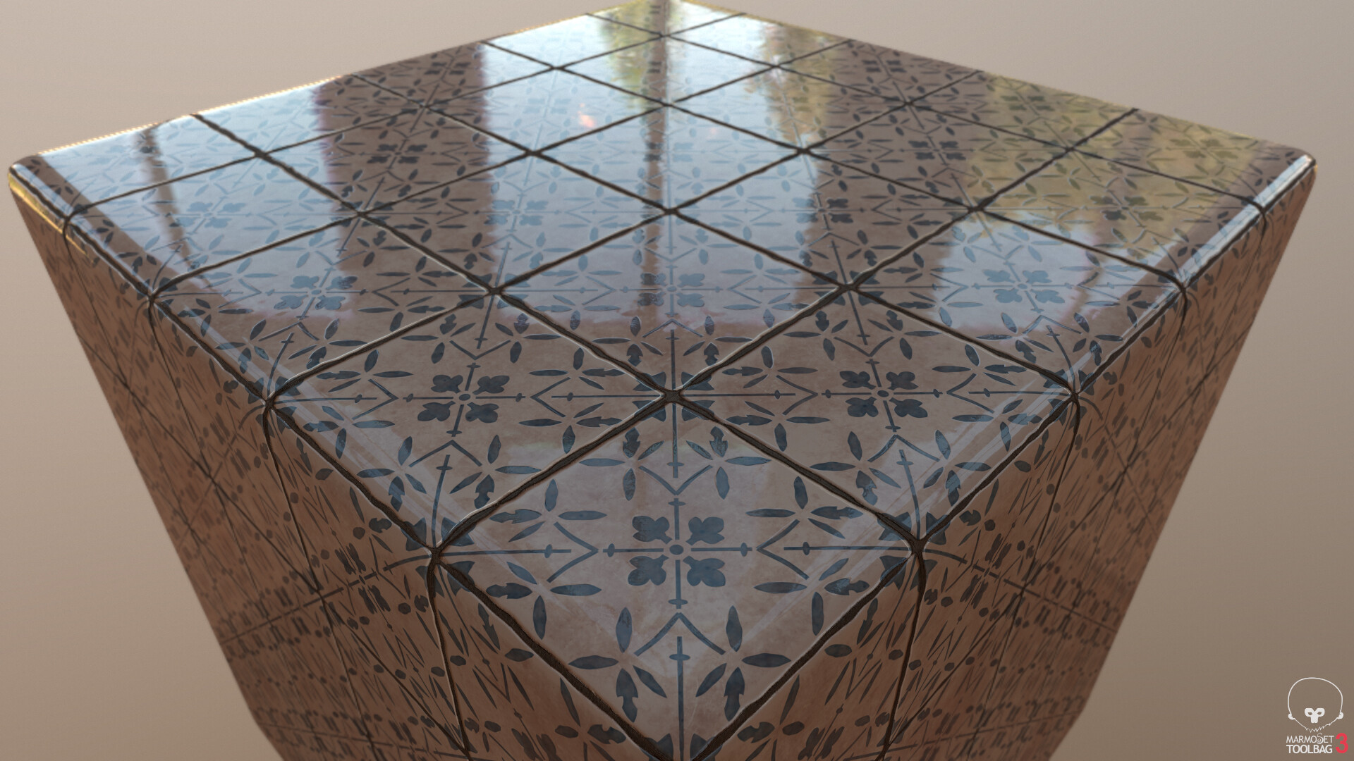 ArtStation - Enameled Tiles - Substance Material