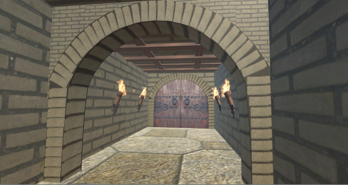 ArtStation - Fantasy Hallway