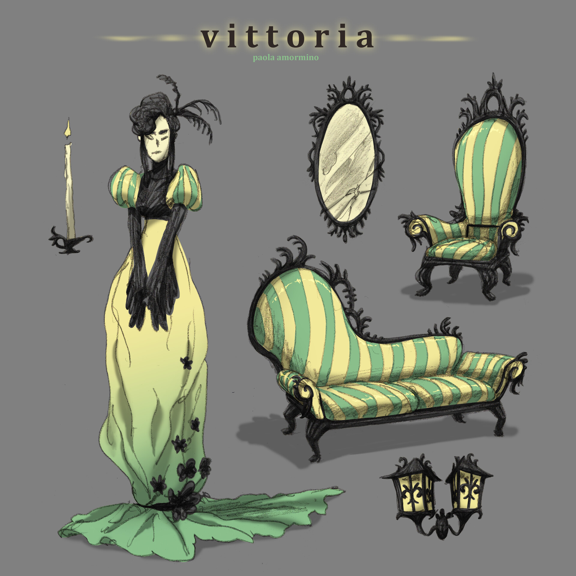 ArtStation - Character Design - Vittoria