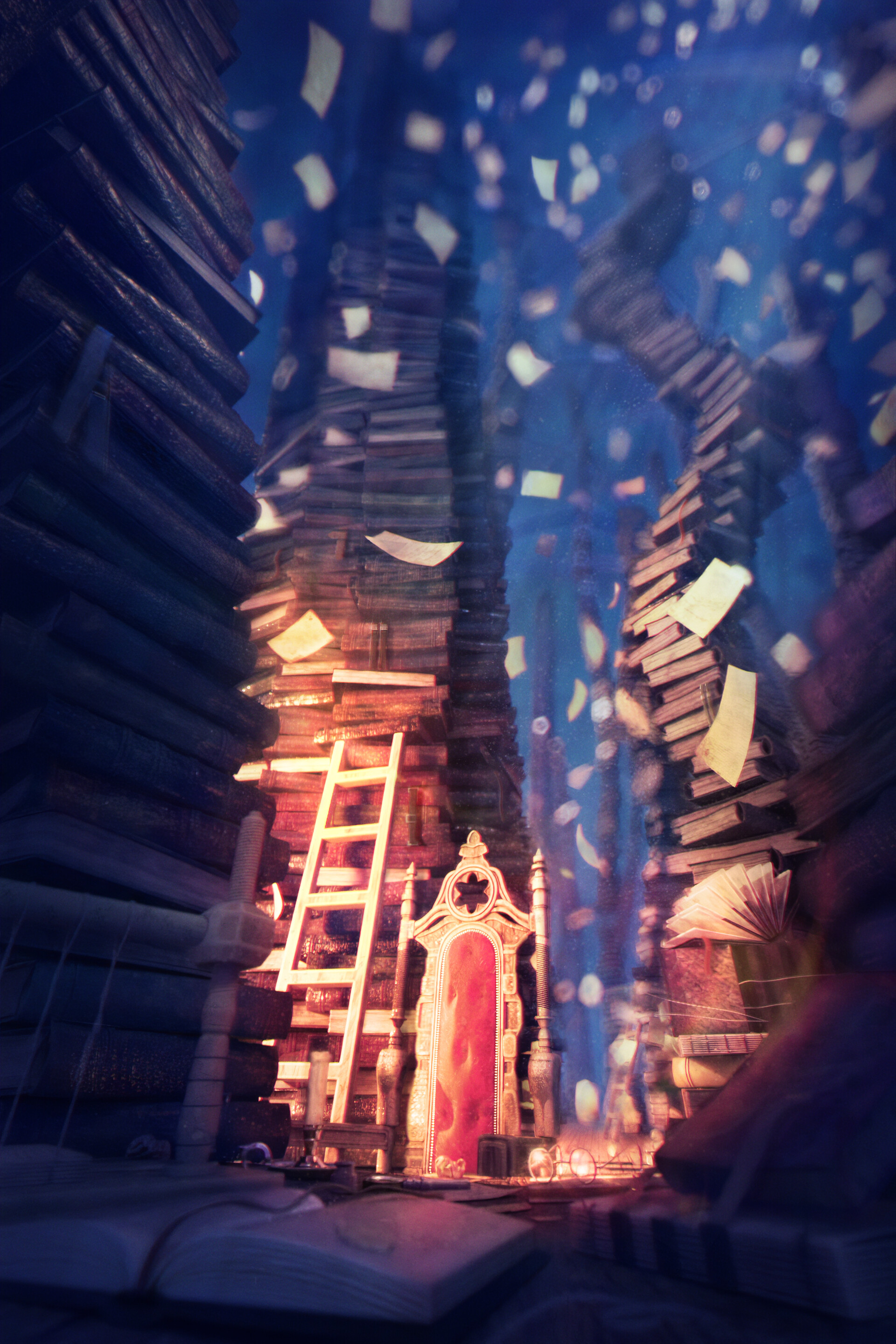 ArtStation - THE LIBRARY OF BABEL