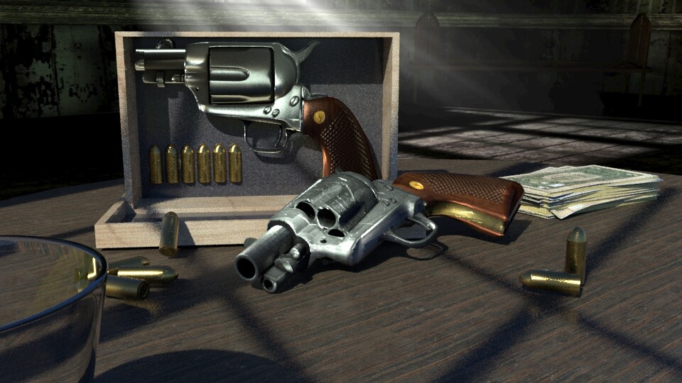 ArtStation - Two gun or not two gun.