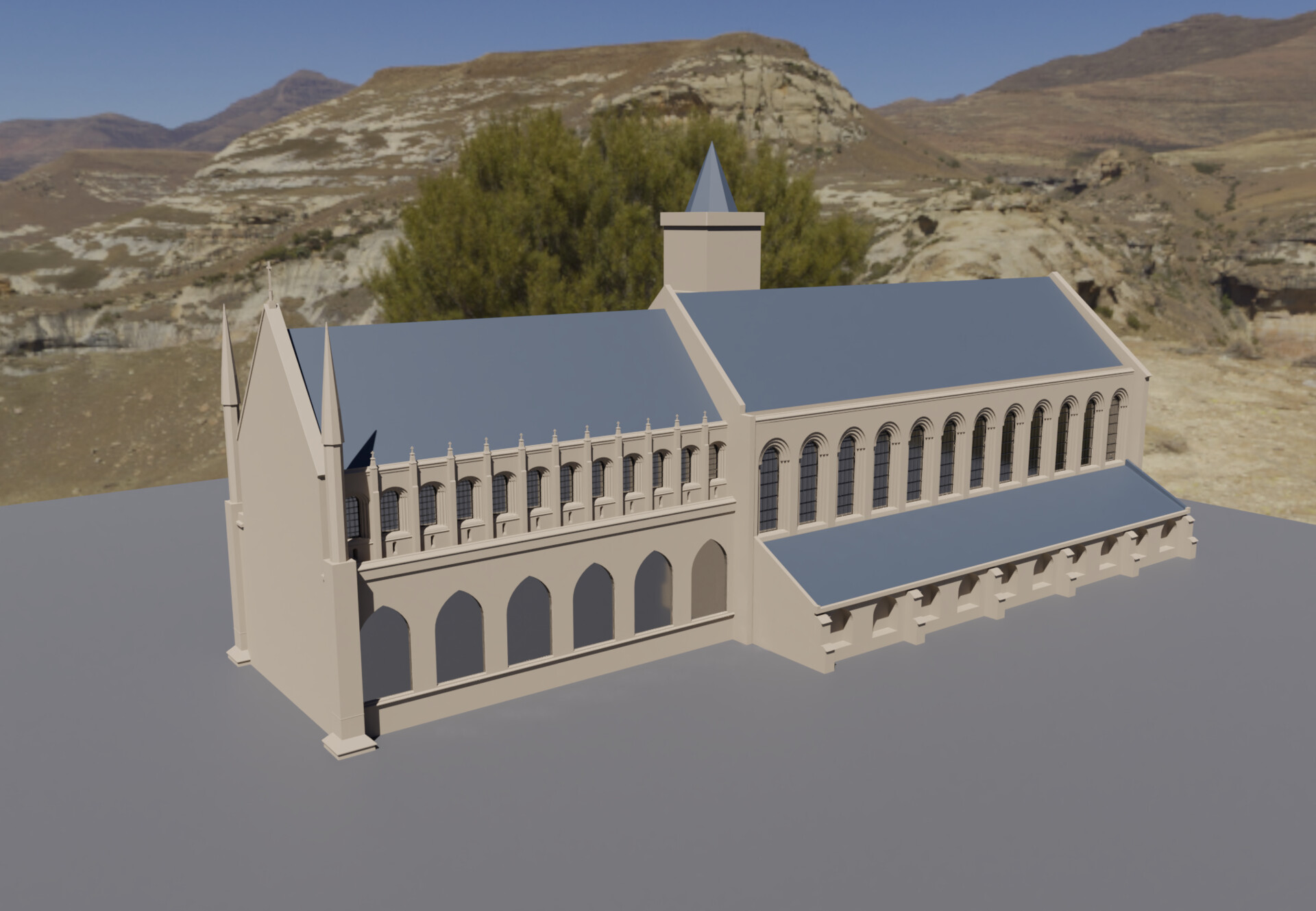 ArtStation - Cathedral modeling test