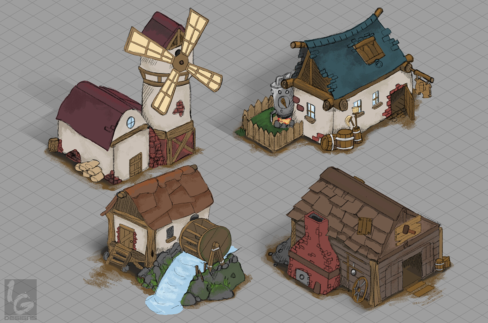 ArtStation - 2D Environment