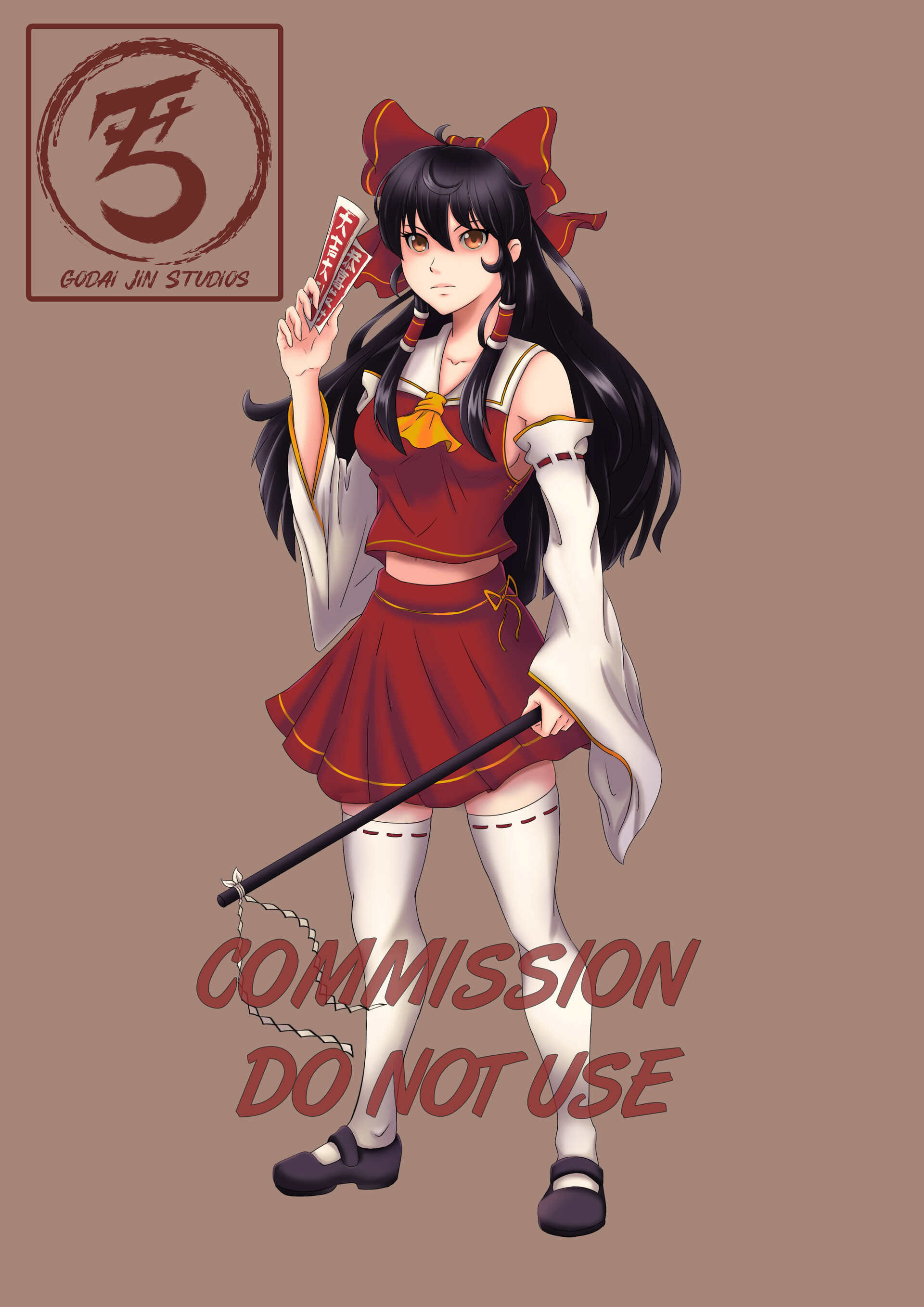 ArtStation - Reimu Hakurei 2