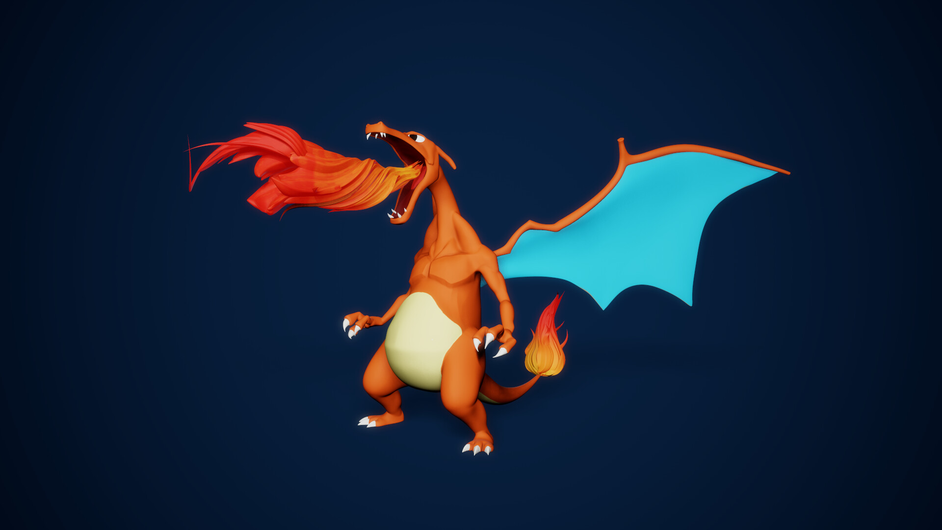 ArtStation - Charizard Digital Sculpt and 3D Print - WIP