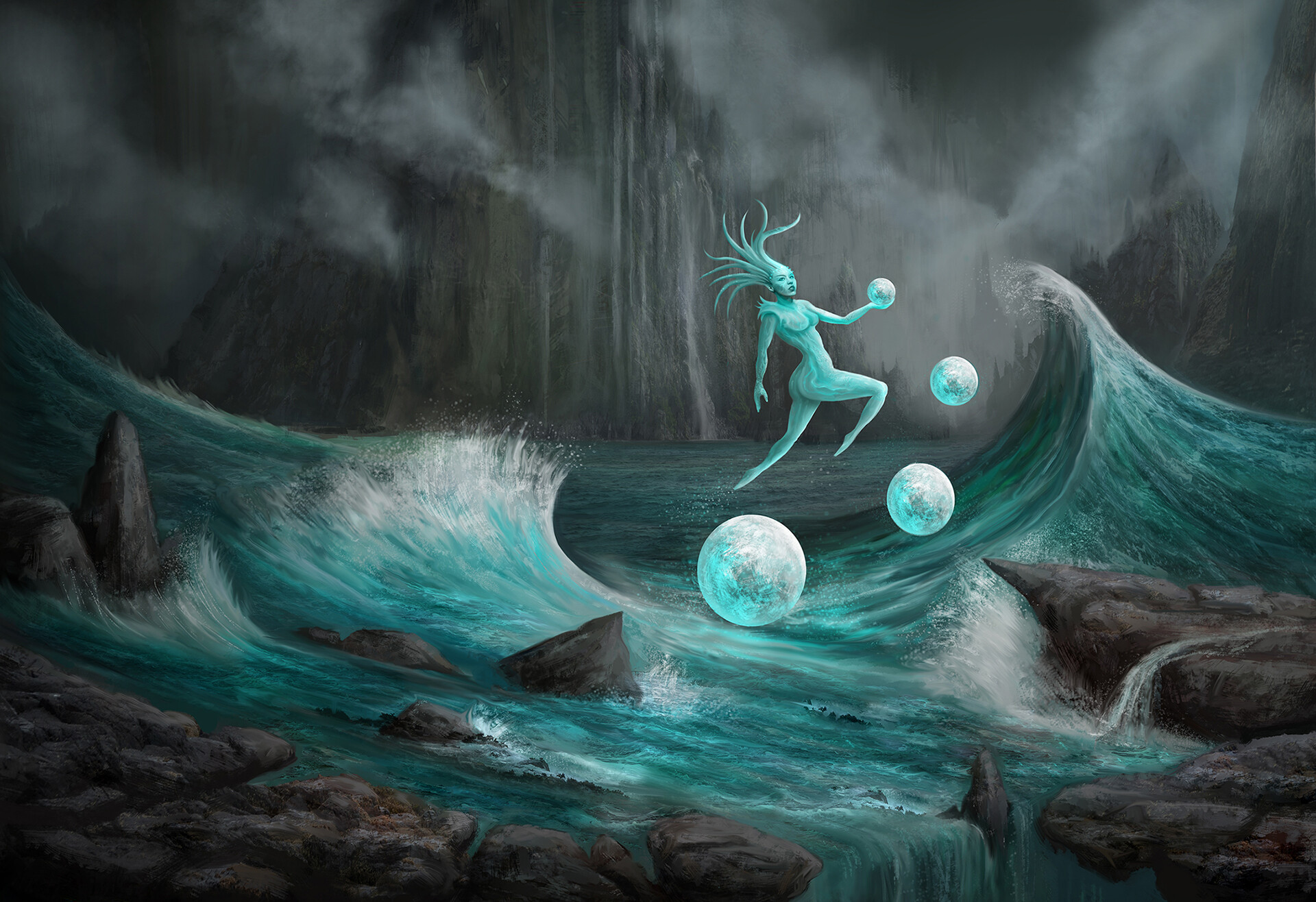 ArtStation - Thalassa God of the Sea Monsters