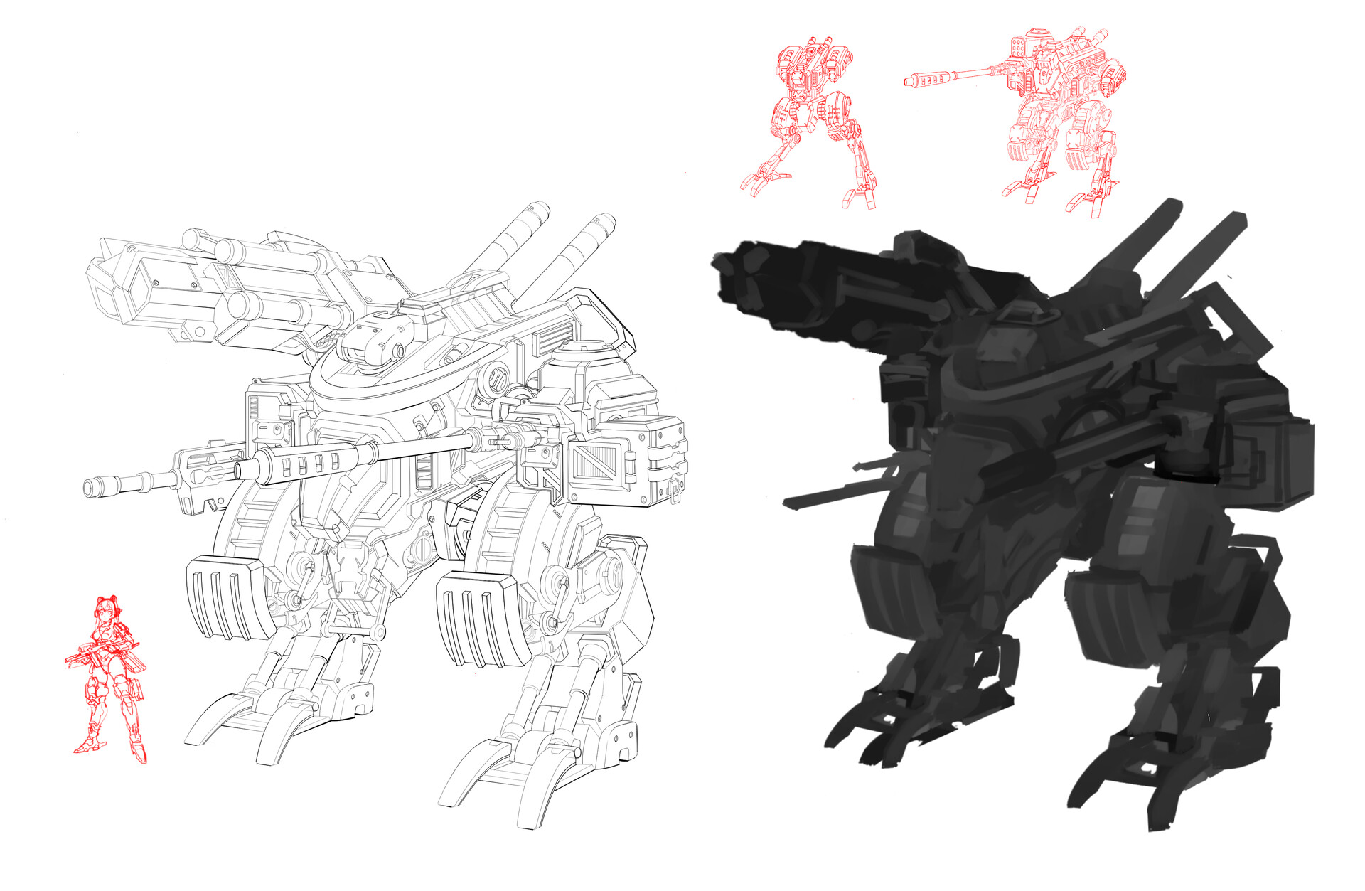 ArtStation - Military Mech