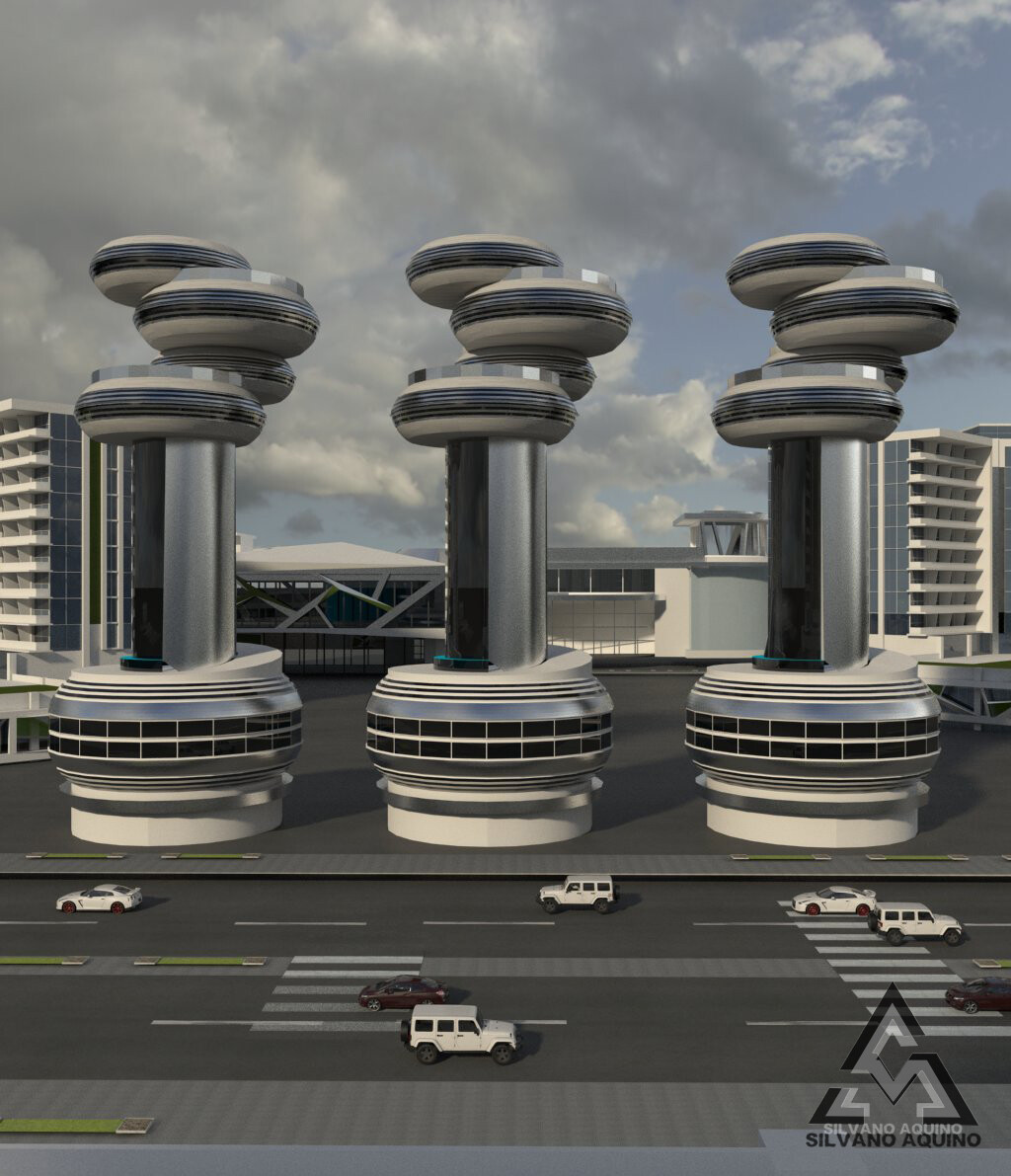 Silvano Aquino - Futuristic Building