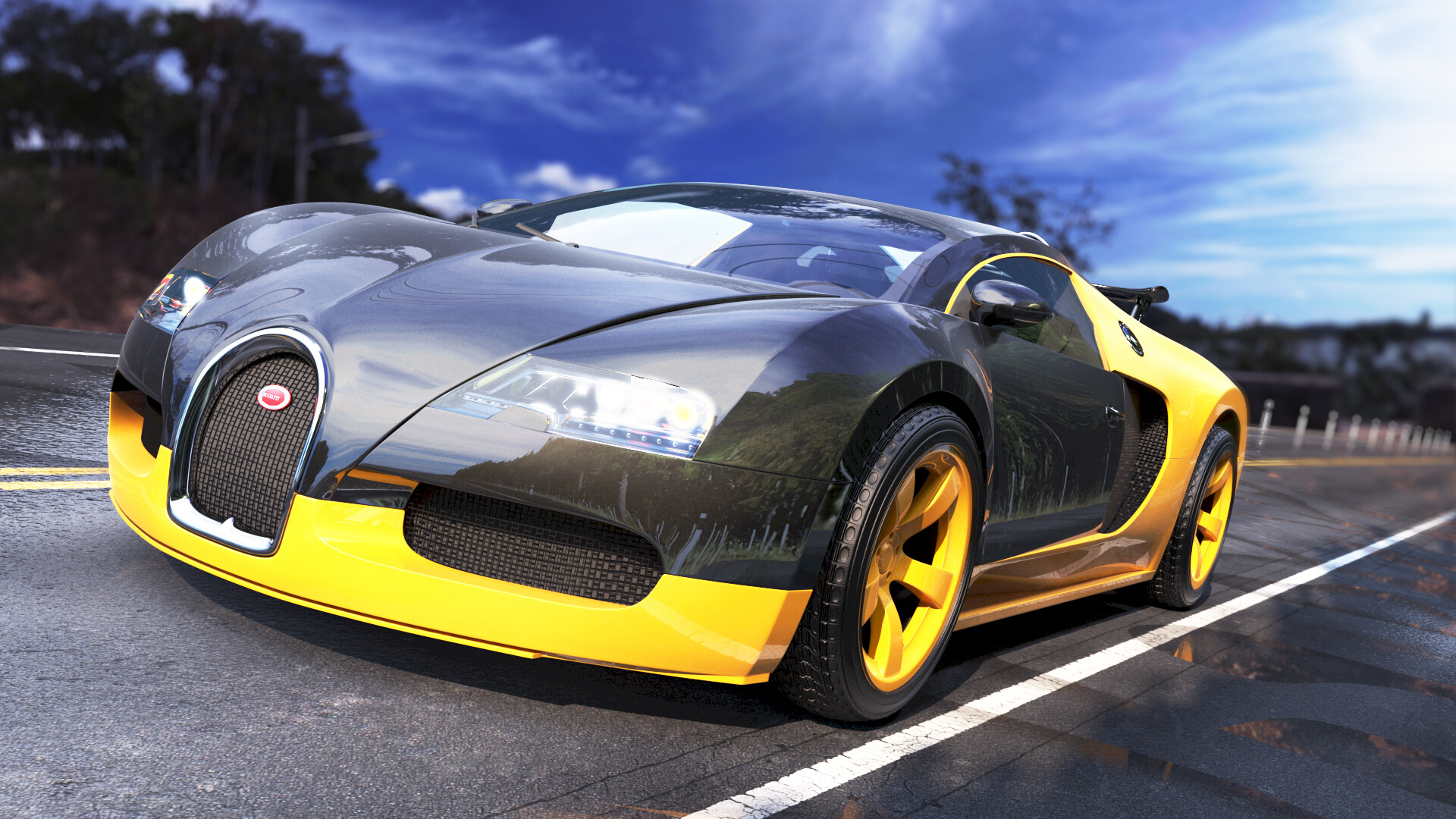 ArtStation - a car render