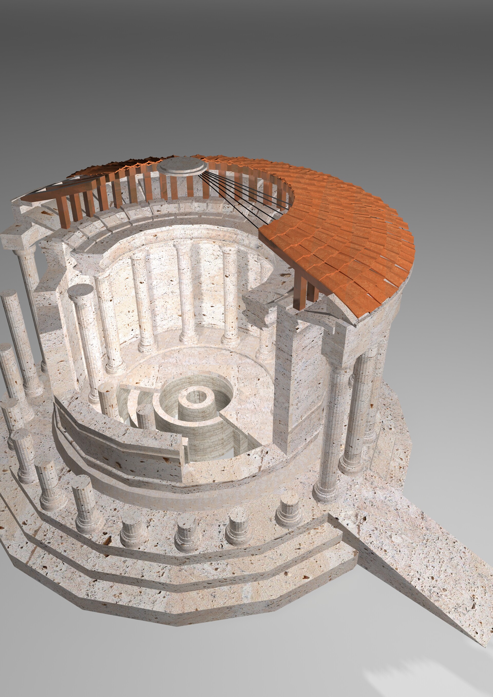 ArtStation - Greek Tholos temple