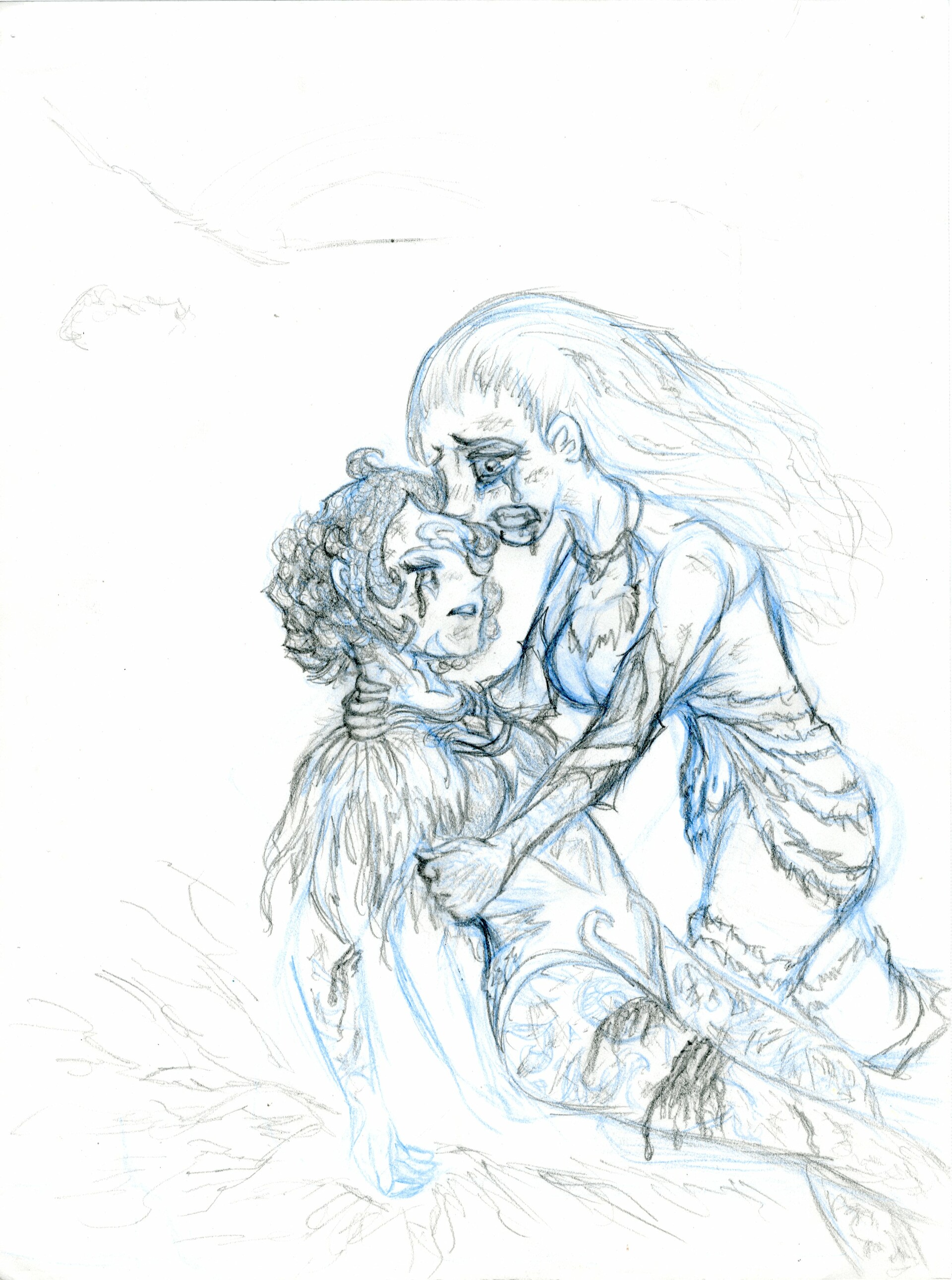 ArtStation - Character Design - Little Red and Lone Wolf