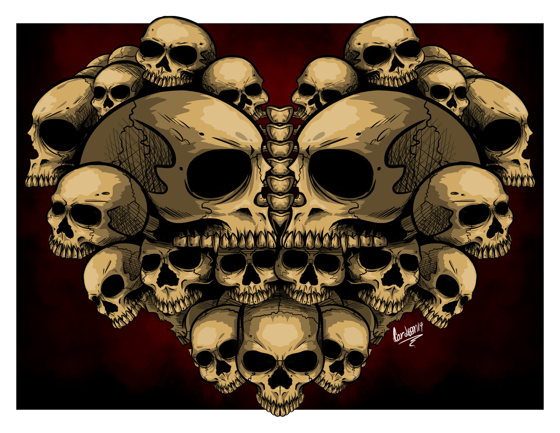 ArtStation - Death Love by Carloon