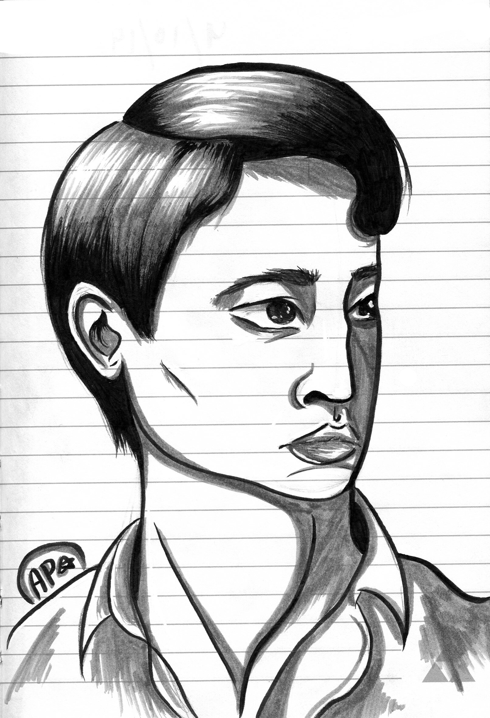 Alexa P. - Favorite Film Characters Triptych