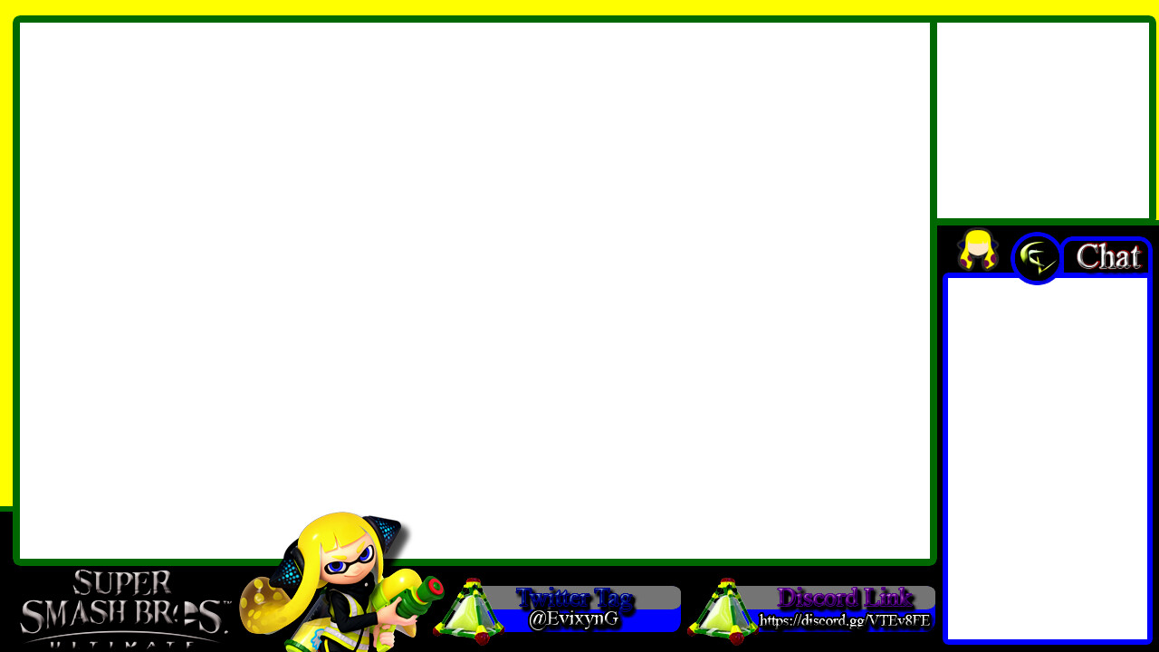 ArtStation - Smash Ultimate "Yellow inkling" Theme Overlay