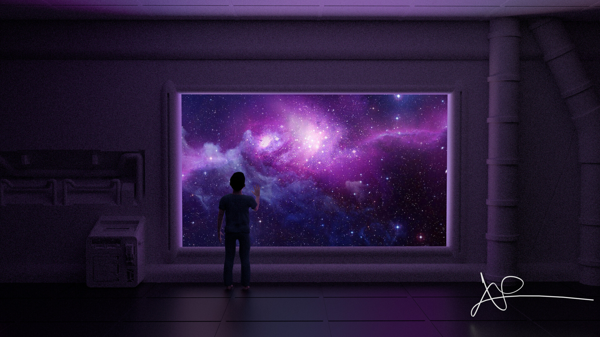 ArtStation - Space room