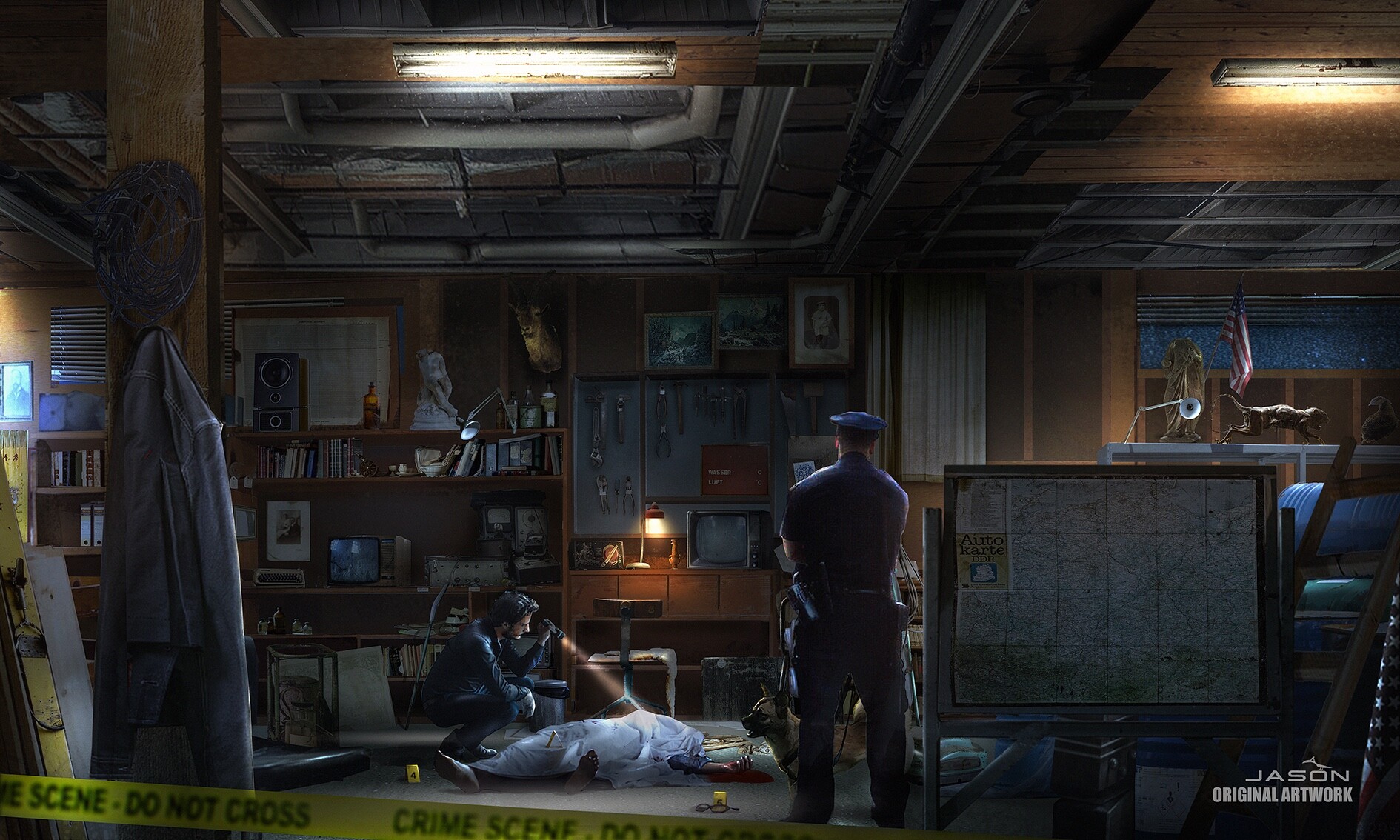 ArtStation - Crime scene
