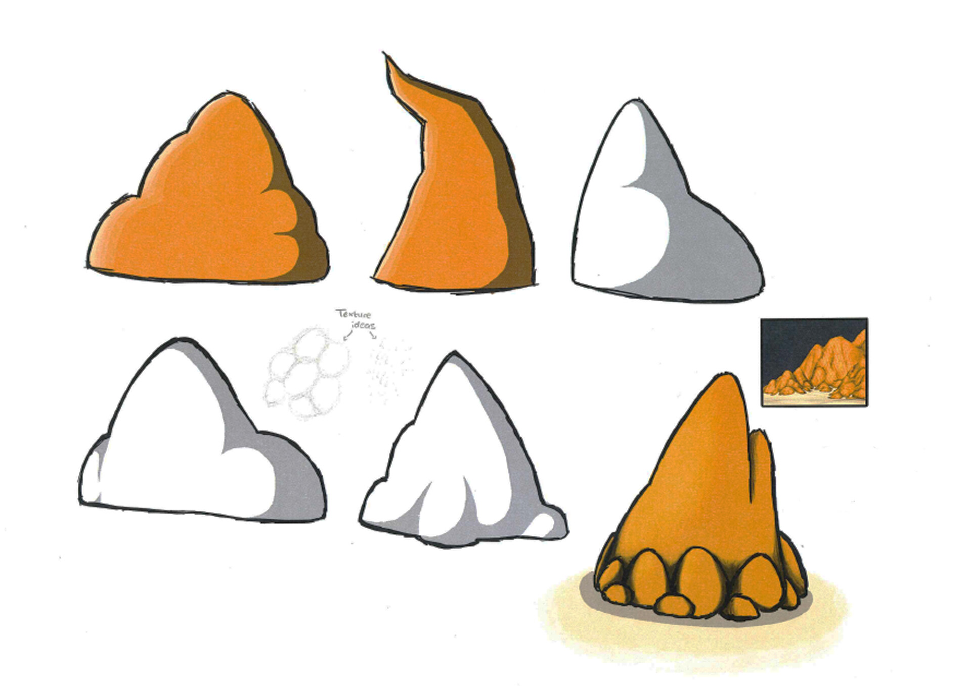 ArtStation - Rock concept art