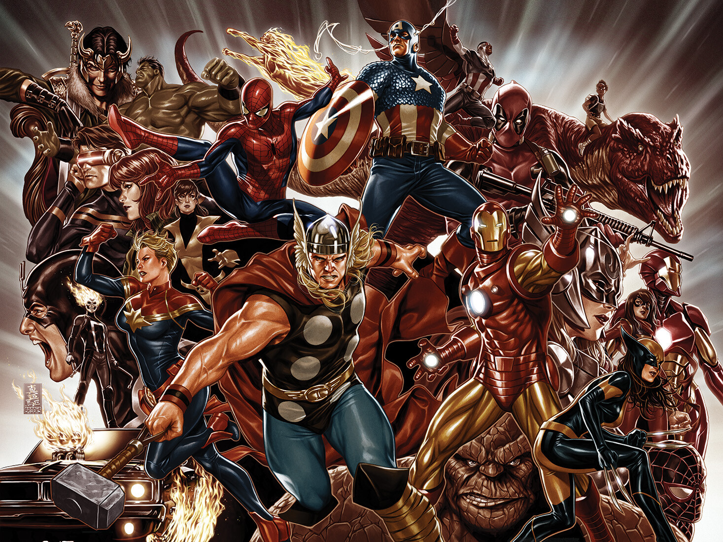 ArtStation - Marvel legacy #1 cover