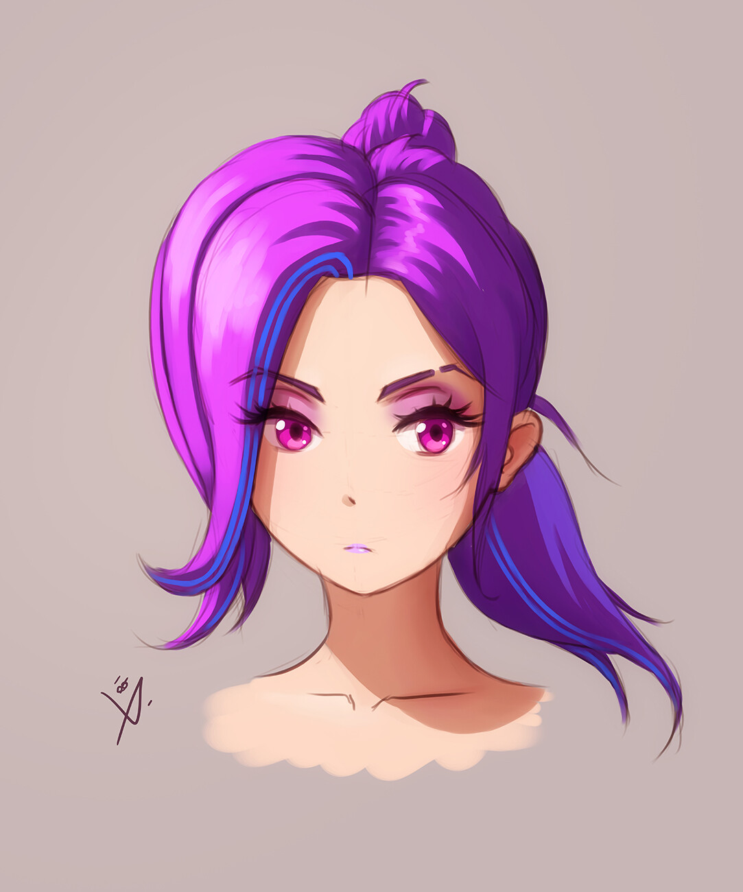 ArtStation - Iris in anime style